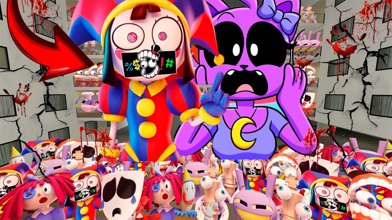 THE Amazing DIGITAL CIRCUS and Poppy Playtime 3 NEW Nicos Nextbot in ...
