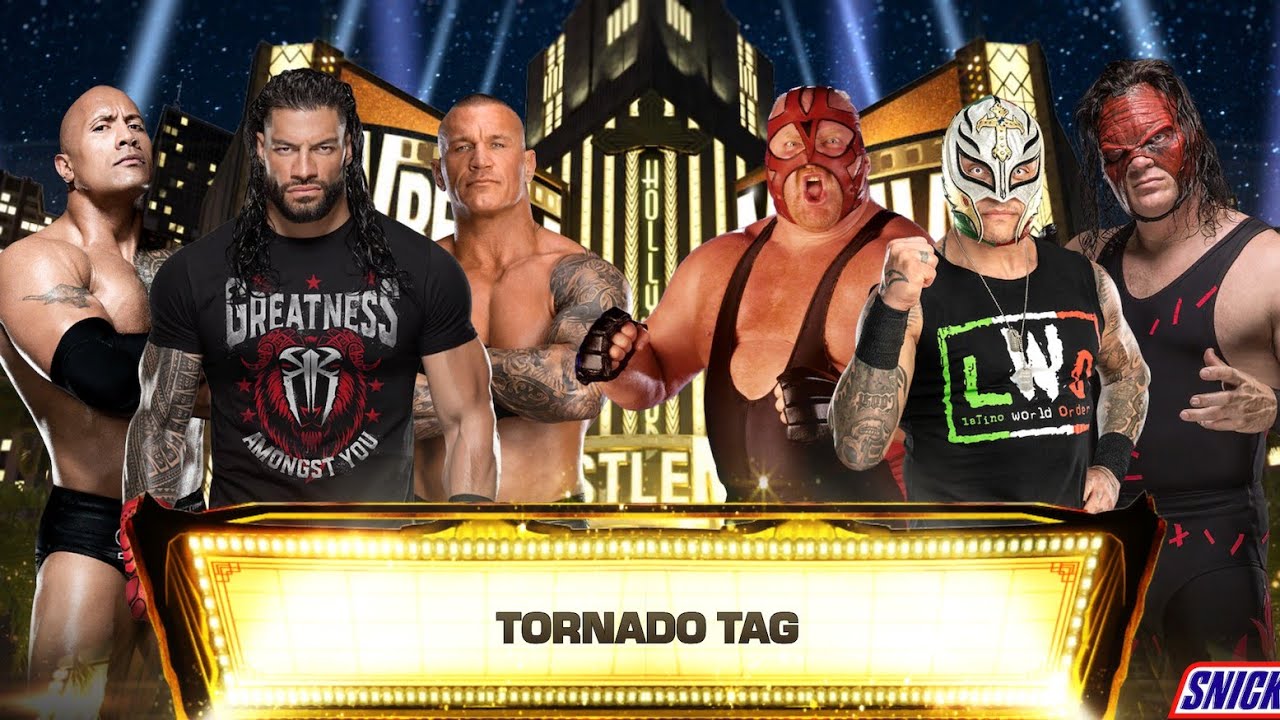 TEAM ROMAN REIGNS VS MASKED SUPERSTARS - YouTube