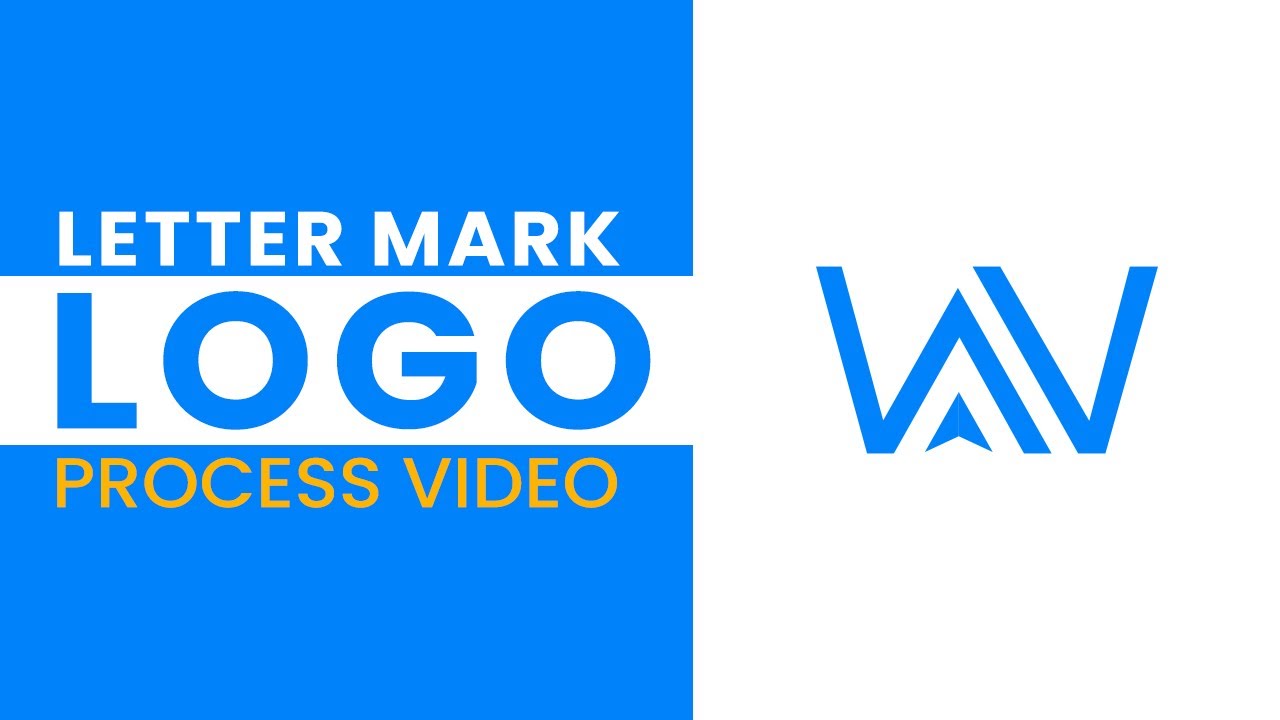 Letter Mark Logo Design Tutorial in Illustrator - Process Video - YouTube