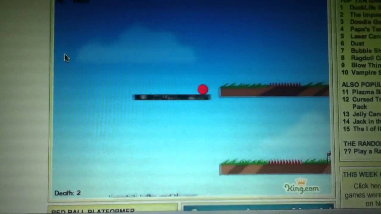 Red ball platformer levels 1-6 - YouTube