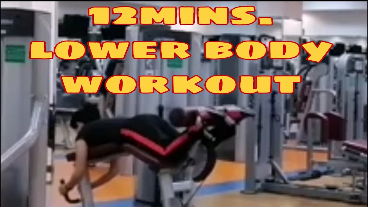 LOWER BODY WORKOUT || MACHINE WORKOUT - YouTube