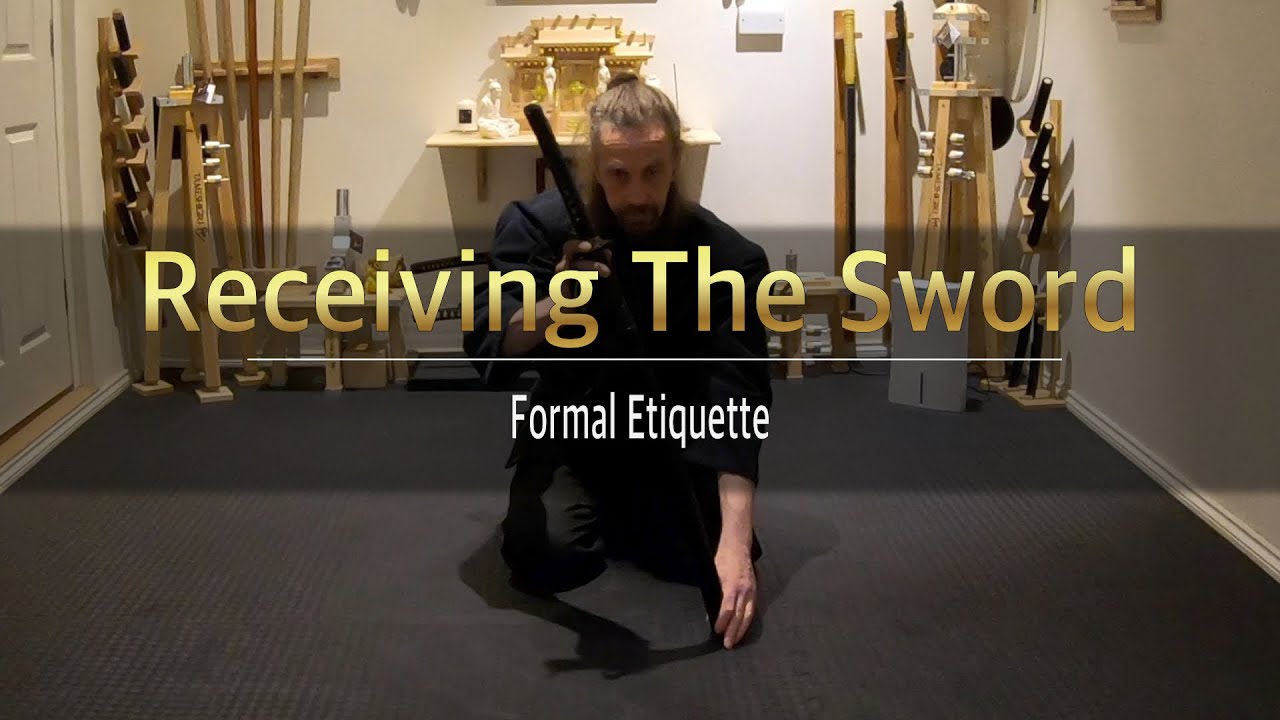 Receiving The Sword ( Formal Etiquette ) - YouTube