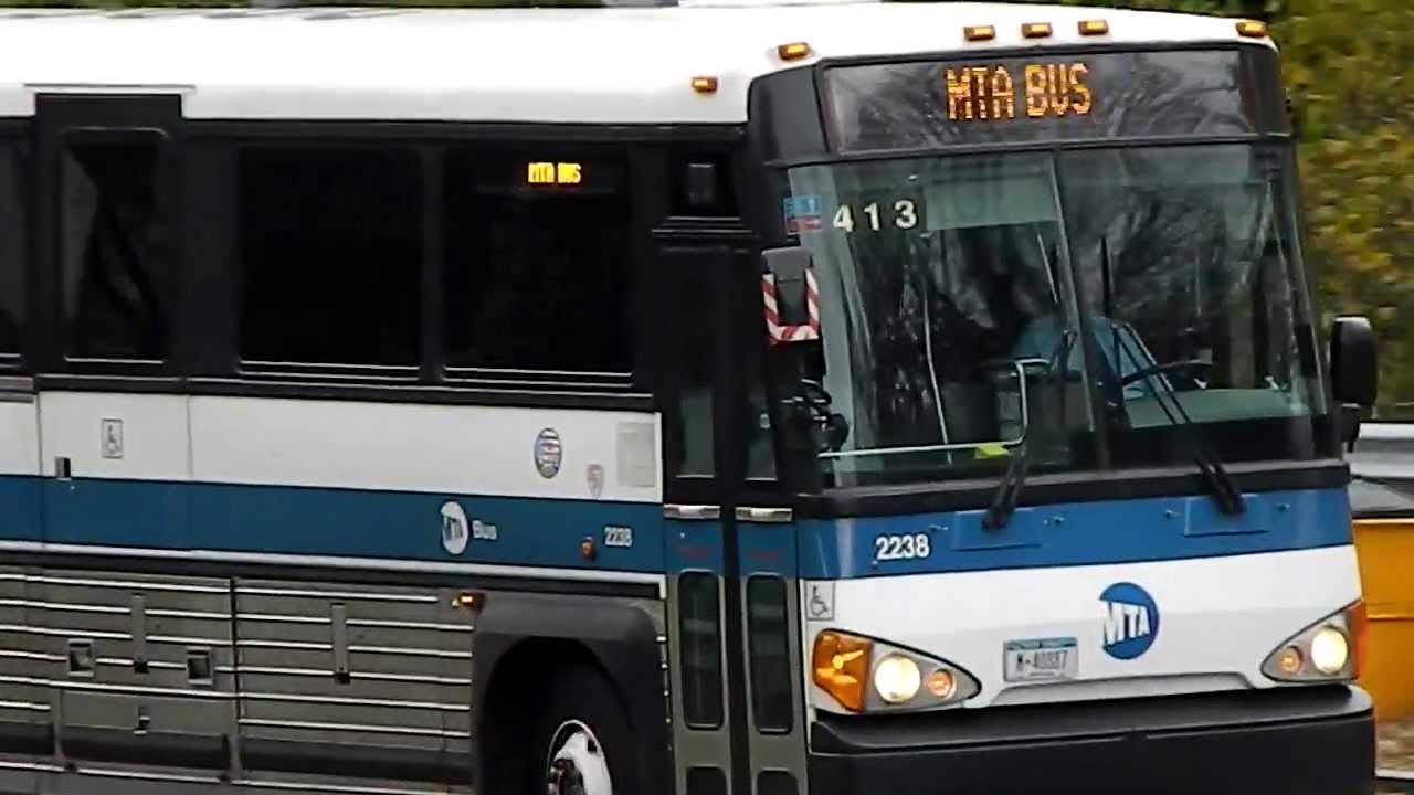 MTA Bus Company 2008 MCI D4500CT #2238 & Eastern Coach Inc. 2010 MCI ...
