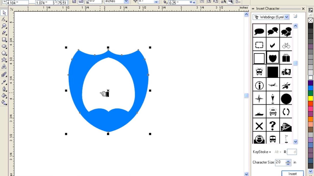 21 coreldraw Format To Insert Character YouTube 21 coreldraw Format To Insert Character YouTube
