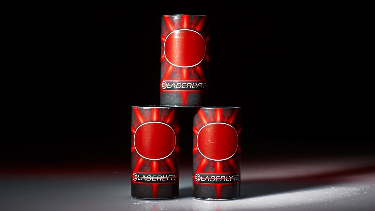 Introducing the LaserLyte Laser Plinking Cans - YouTube