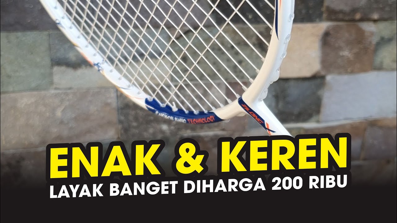 ISTIMEWA!! Untuk Raket Harga 200 Ribuan.. Raket Zilong ZILPRO 55 - YouTube