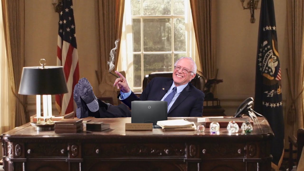 Bernie's First Day as President - YouTube