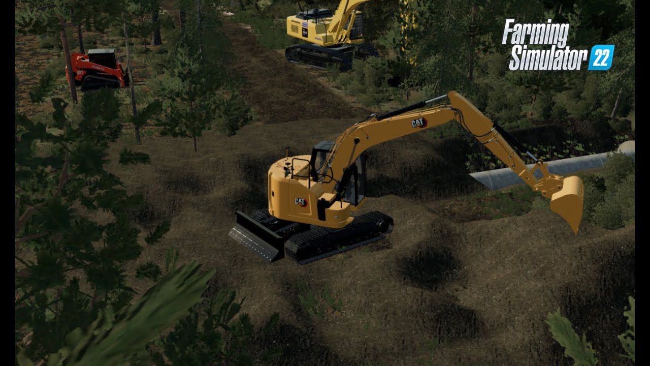 FS22_Instalação de manilhas/condutas para drenagem de água - YouTube