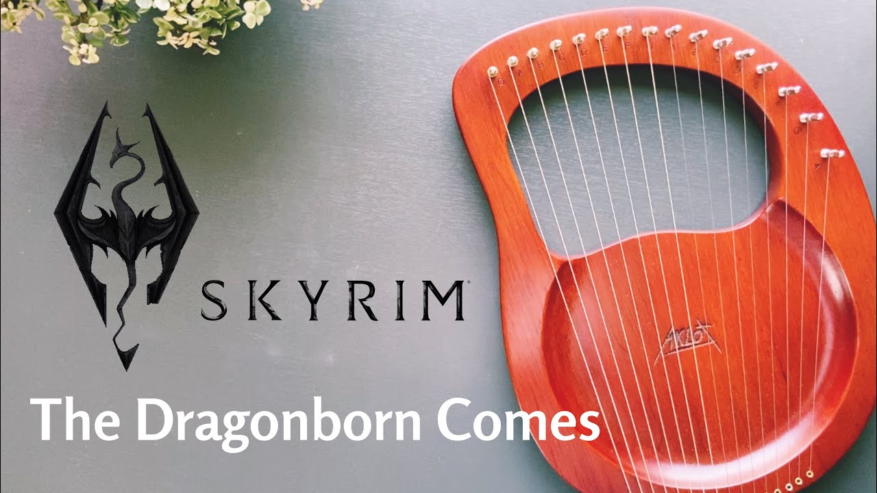 Dragonborn Comes (Skyrim) | Lyre Harp Cover & Tutorial - YouTube
