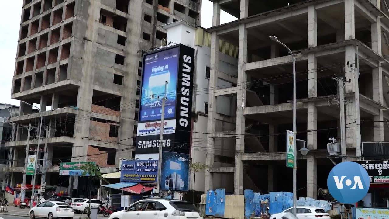 Cambodia’s Gambling Hotspot Reduced to 'Ghost Buildings' - YouTube