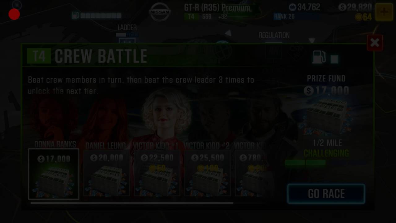 CSR Racing 2: Tier 4 Crew Battle #4: Donna Banks - YouTube