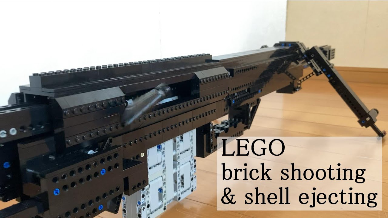 LEGO sniper rifle【brick shooting & shell ejecting】#shorts - YouTube