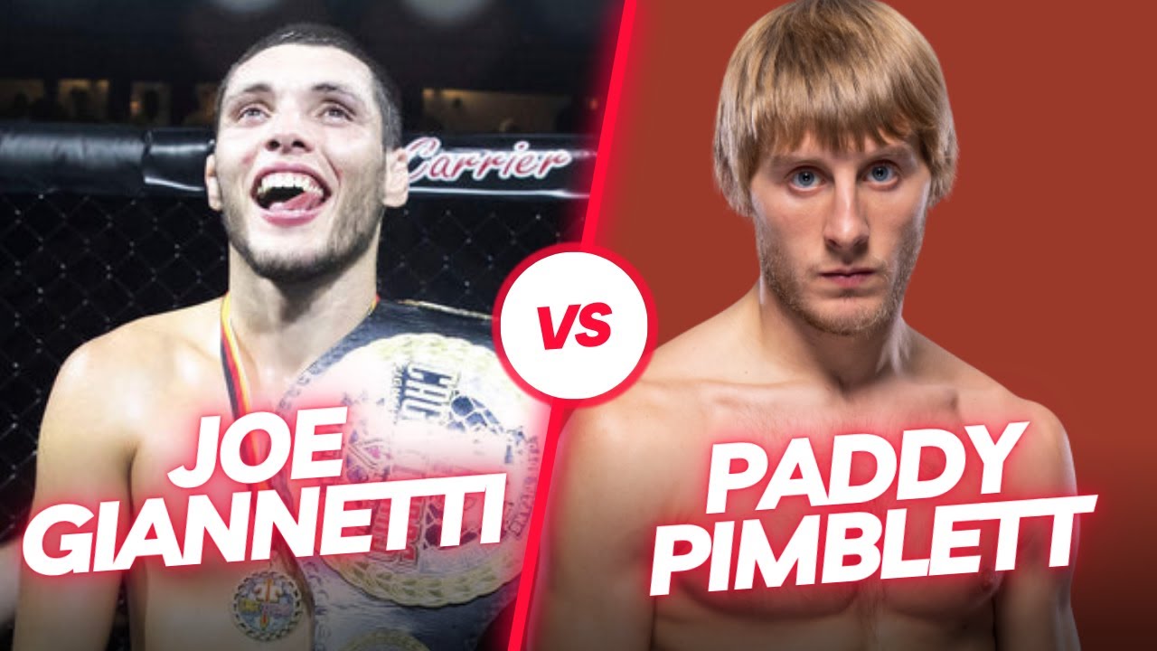 Joe Giannetti Wants To Get His Hands On Paddy Pimblett - YouTube