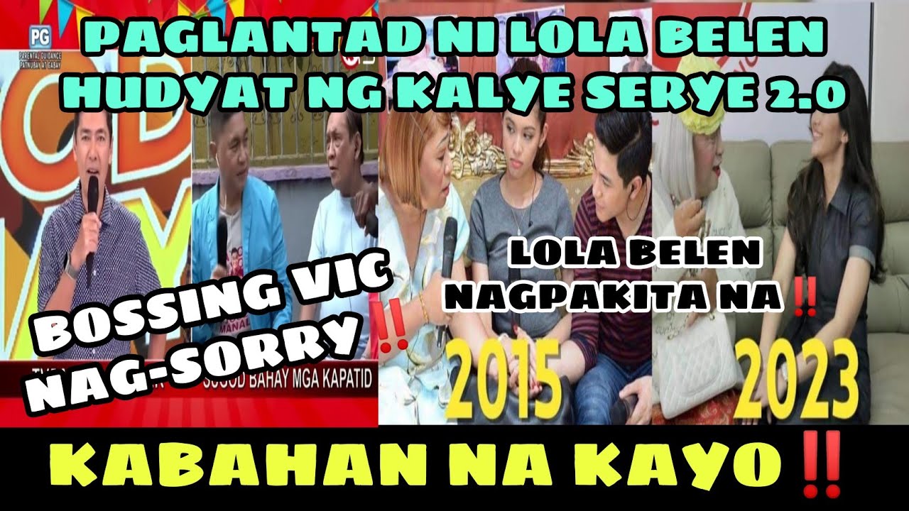KABAHAN NA KAYO‼️ PAGLANTAD NI LOLA BELEN HUDYAT NG KALYE SERYE 2.0‼️ ...