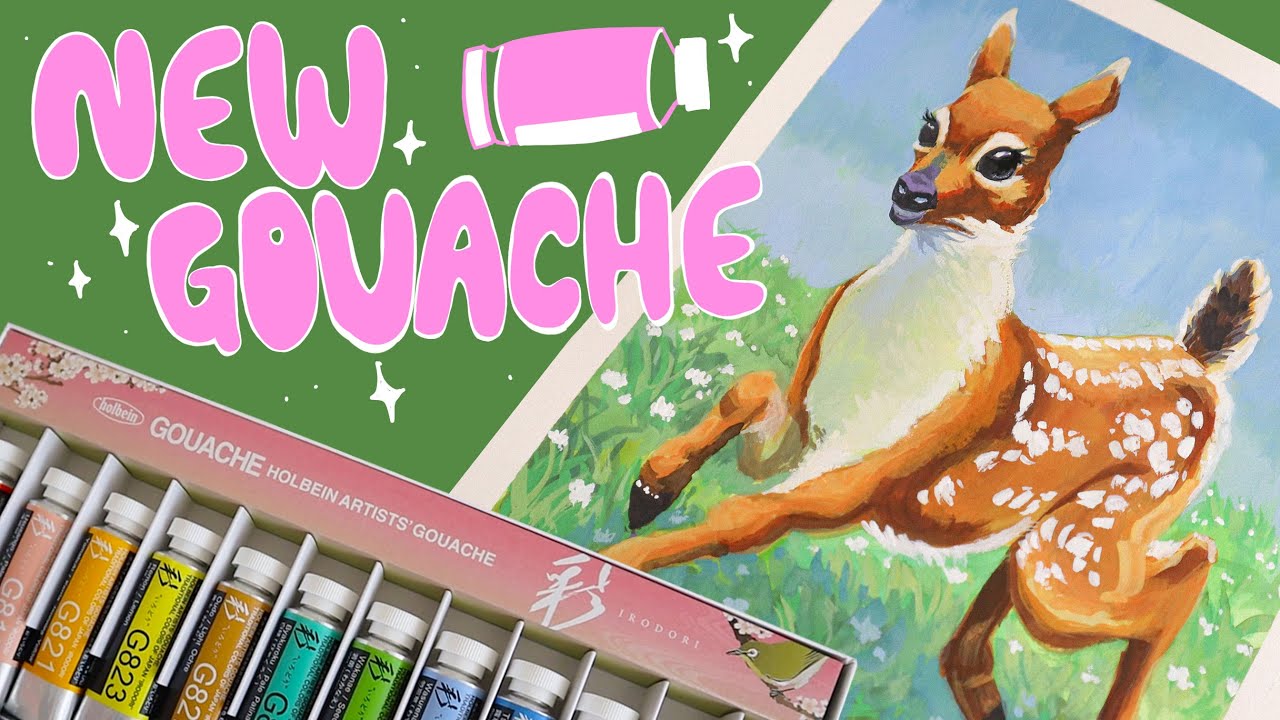 new gouache paints! | holbein artists' gouache | traditional colors of ...
