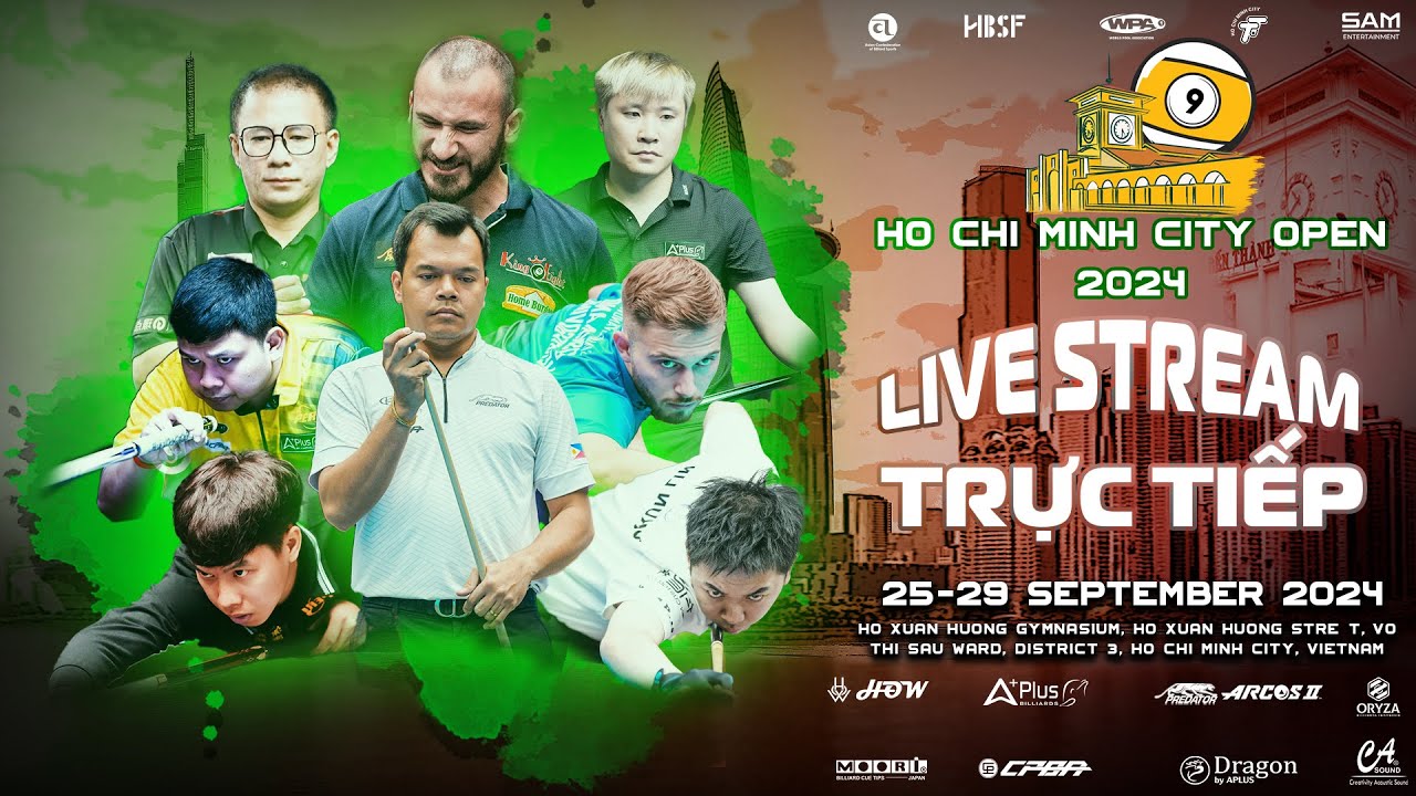 ANTHONY RAGA VS KOU PO CHENG | LIVETREAM🔴GIẢI HỒ CHÍ MINH CITY OPEN ...