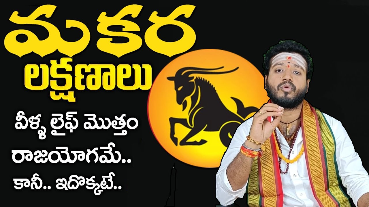 మకర రాశి లక్షణాలు | Makara Rasi Characteristics | Sign Characteristics ...