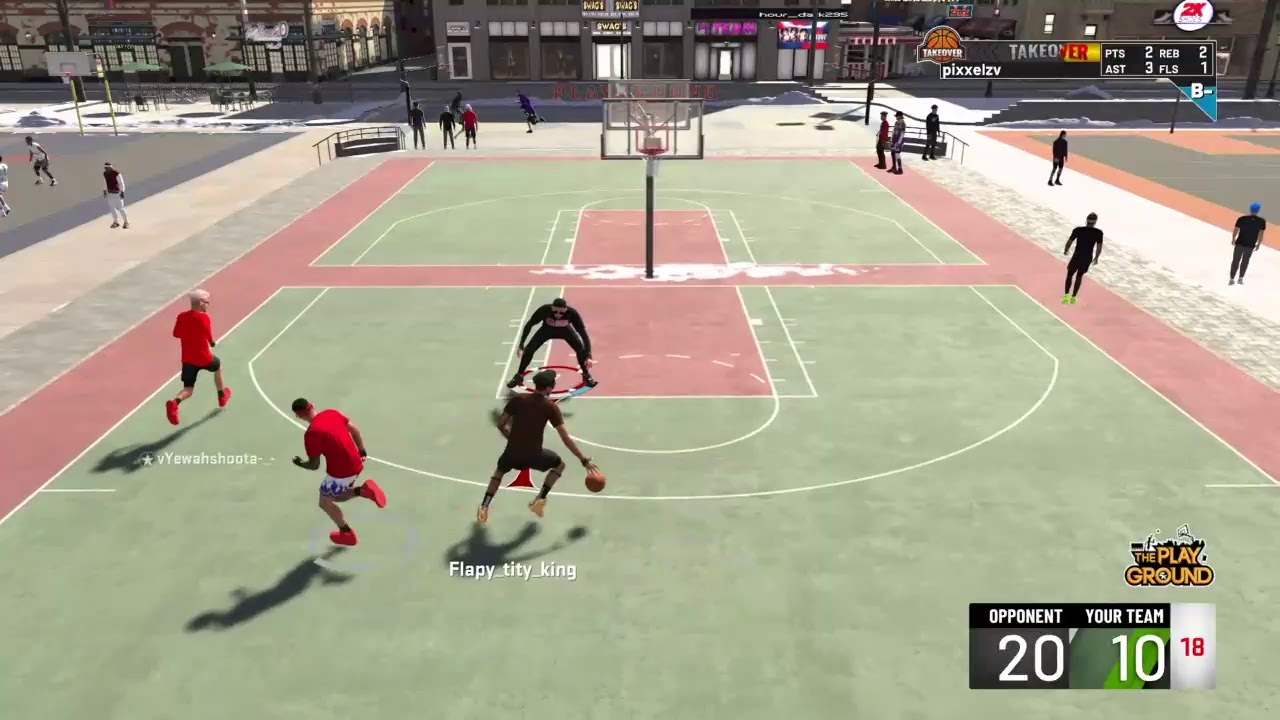Playing 2K with the boys accepting friend requests - YouTube