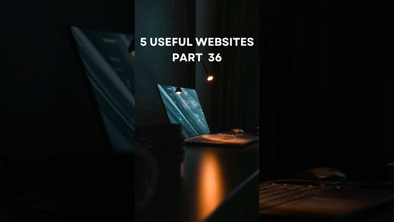 Useful Websites You Should Know - Part 36 - YouTube