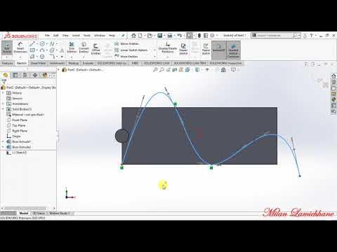 28. SOLIDWORKS | Curve Driven Pattern | Part Modeling - YouTube