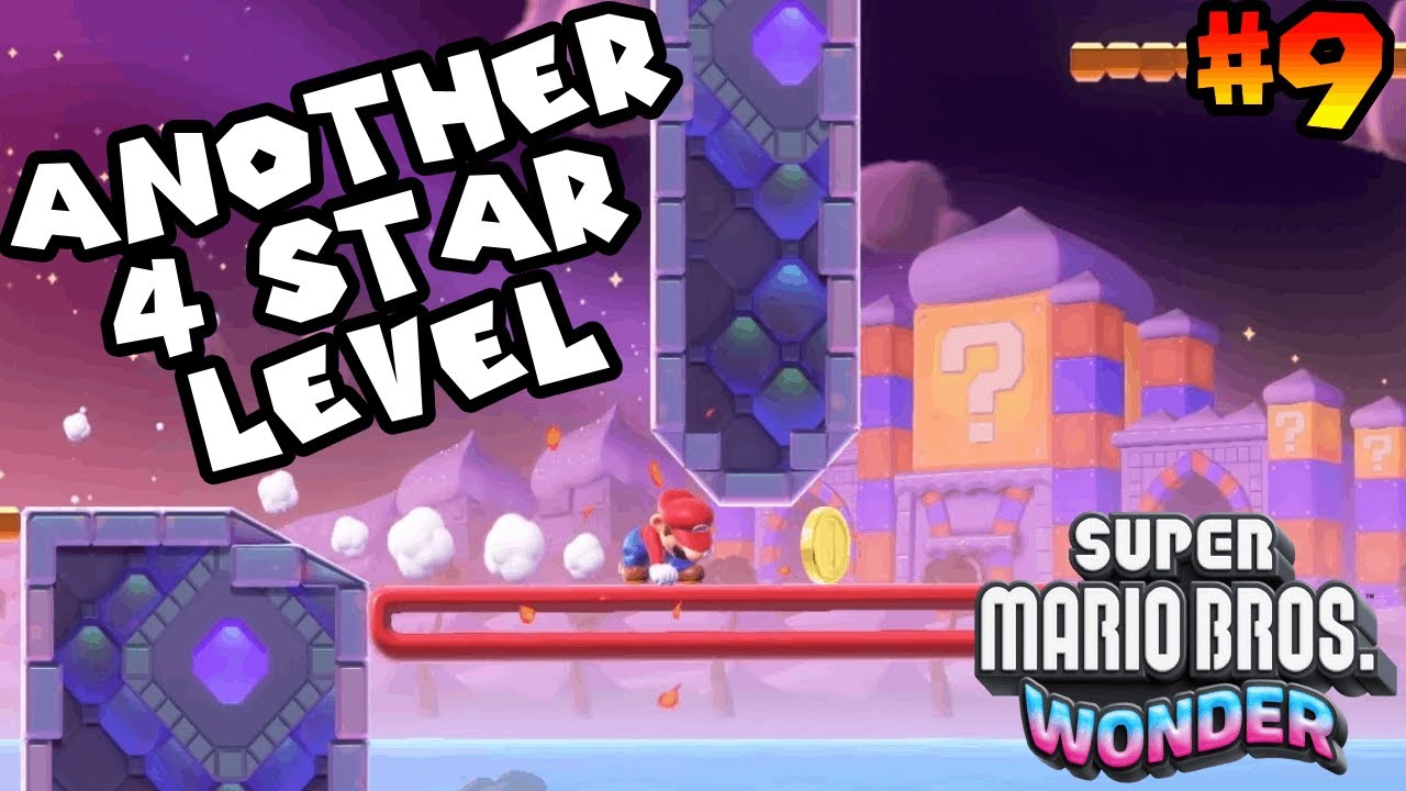 Super Mario Bros. Wonder: Part 9 - ANOTHER 4 STAR LEVEL!!! - YouTube