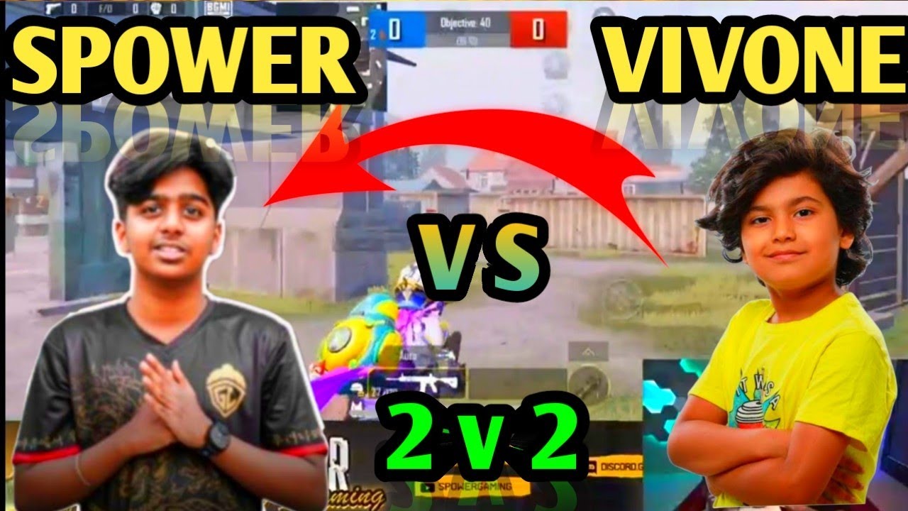 Godl Vivone vs Godl Spower 2v2 tdm match #bgmi #pubg #vivone #godlike ...