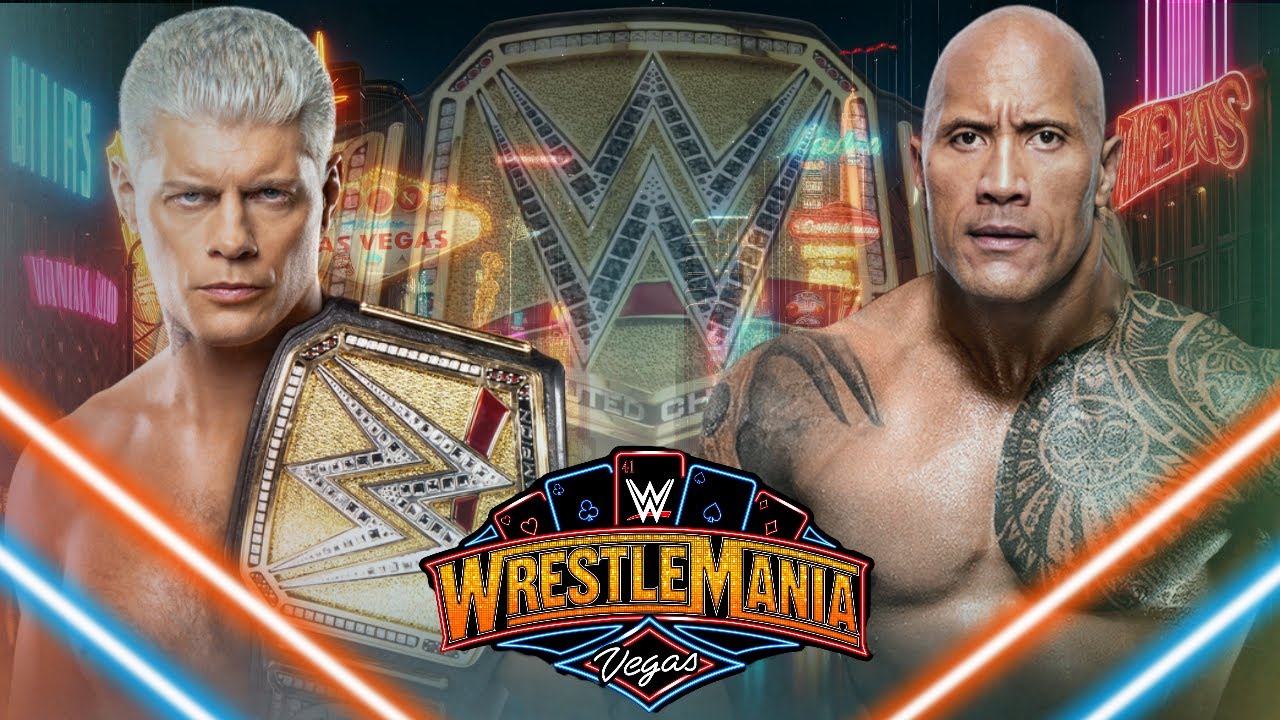 Cody Rhodes vs The Rock for the Undisputed WWE Championship - YouTube