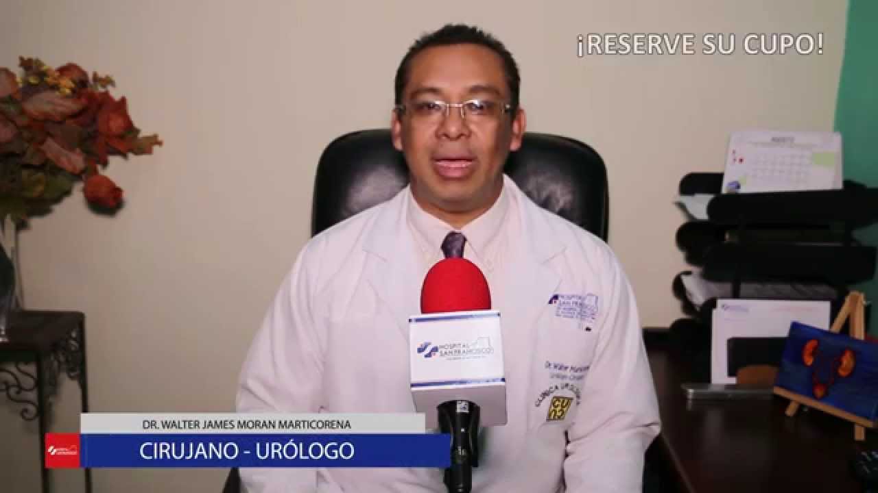 DR WALTER JAMES MORAN: INVITA A LA 1ª CAMPAÑA DE UROLOGÍA GRATIS - YouTube