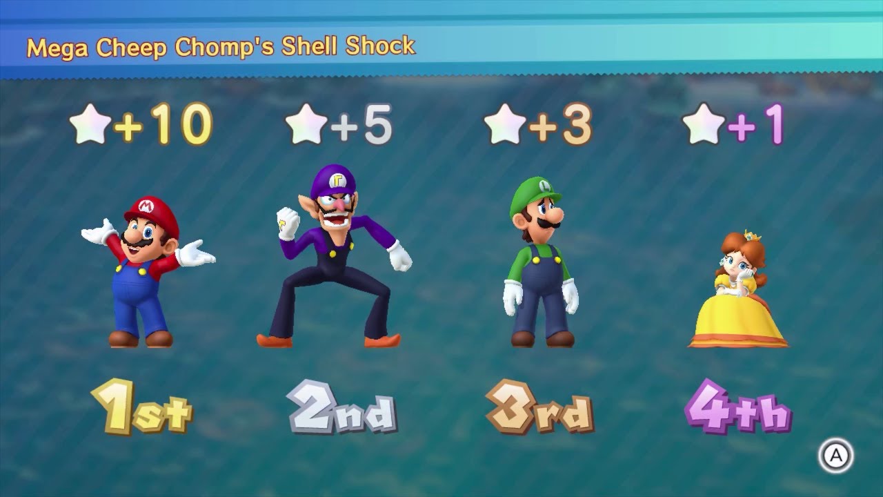 Mario Party 10 (Haunted Trail) #92 Luigi vs Daisy vs Waluigi vs Mario ...