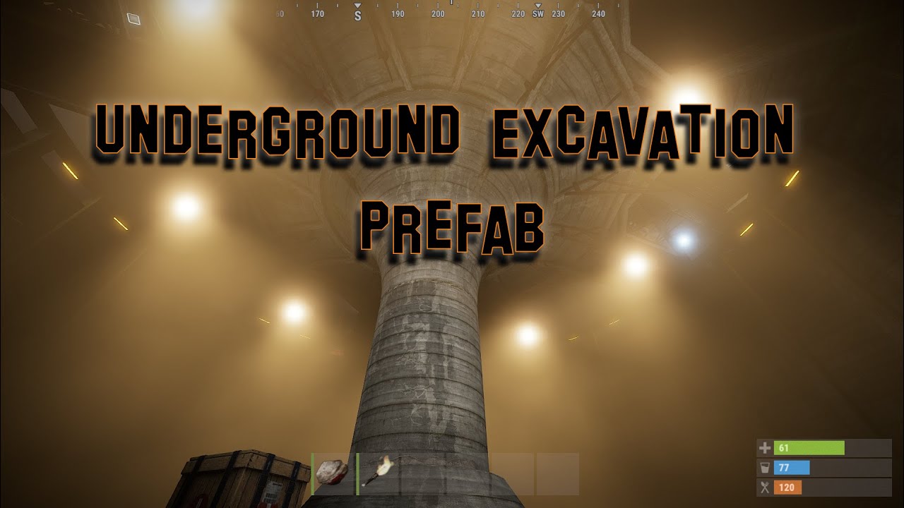 Underground Excavation Prefab - RUST - YouTube
