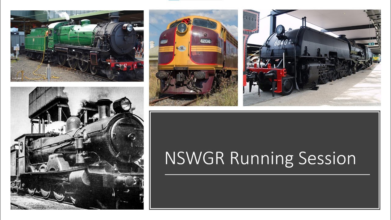 NSWGR Running Session - YouTube