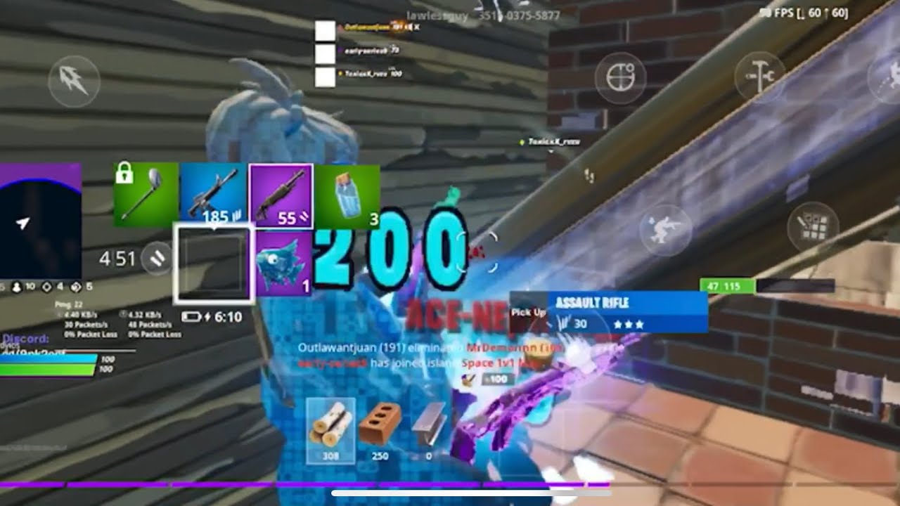 *NEWEST* Best Fortnite mobile HUD+Settings (iPhone 11) - YouTube
