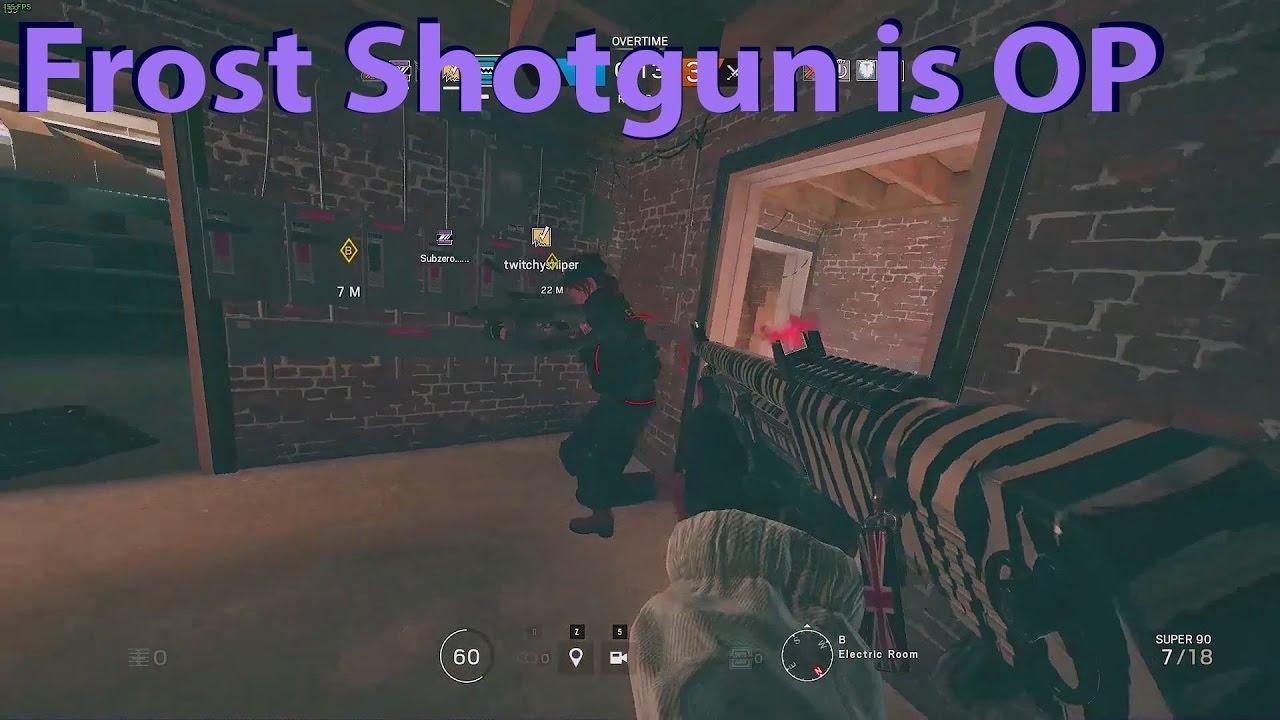 Frost shotgun is the best - Rainbow Six: Siege - YouTube