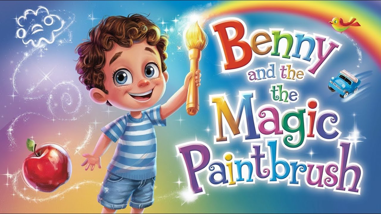 Benny and the Magic Paintbrush | Bedtime Story | Nursery Rhymes & Kids ...