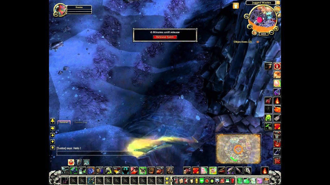 World of warcraft WoW Record jump in wisp form - YouTube