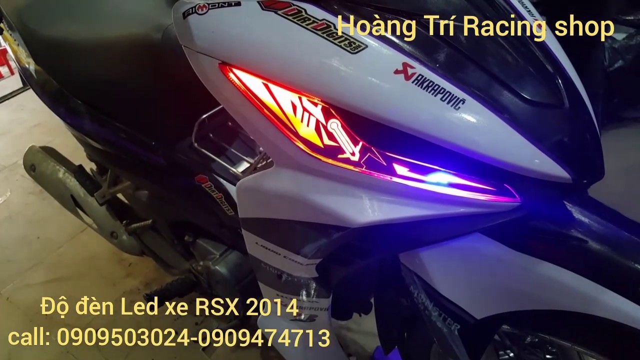 Độ đèn Led RSX 2014 đẹp - YouTube