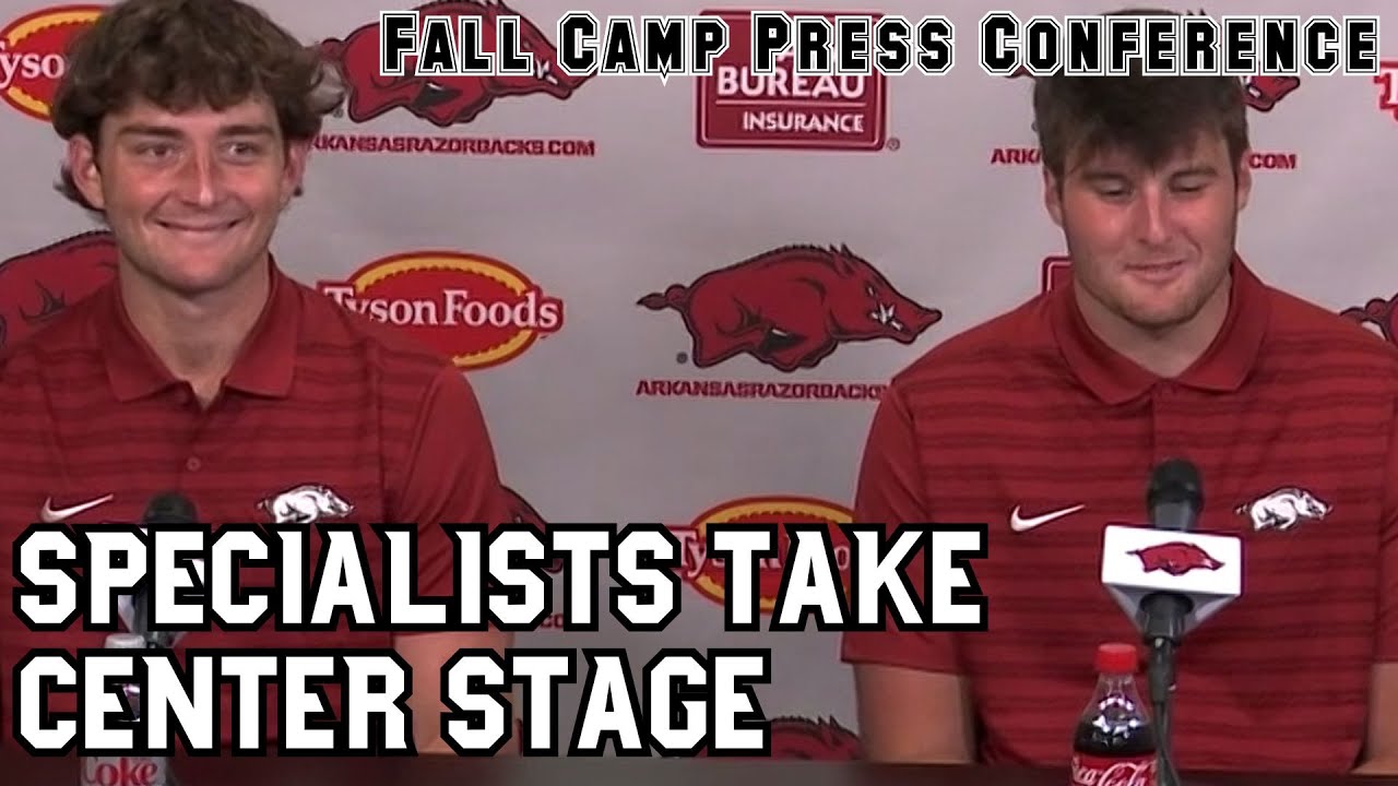 Arkansas Punter Devin Bale Ready to Fill Max Fletcher's Shoes - YouTube