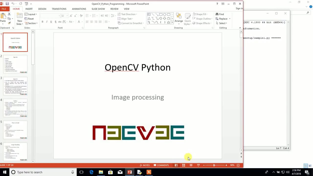 Open Computer Vision based Image Processing - YouTube