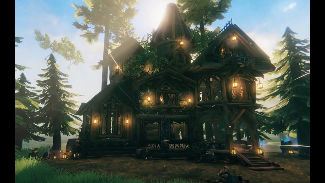Valheim - Evil House Build - YouTube