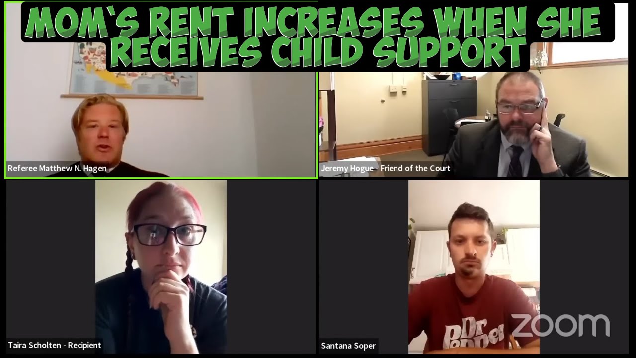Mom`s Rent Increases When She Receives Child Support | - YouTube