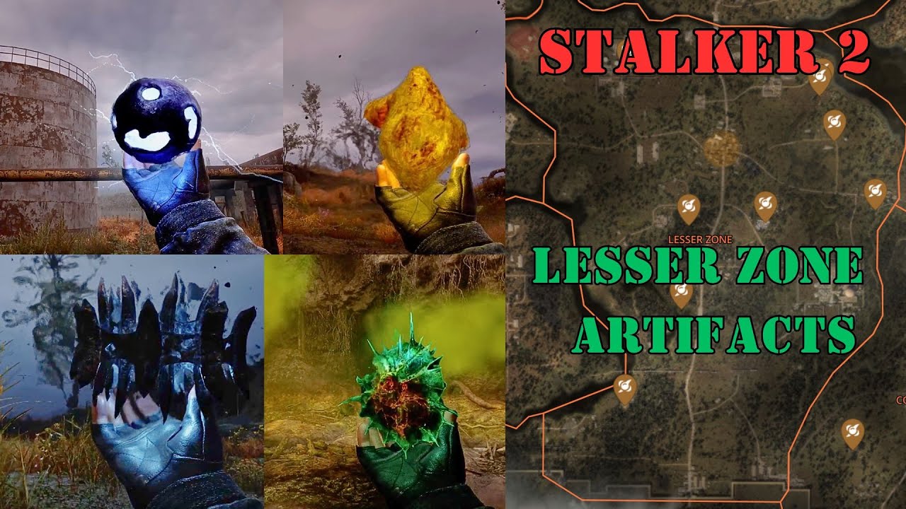 Artifacts || Lesser zone || S.T.A.L.K.E.R. 2: Heart of Chornobyl - YouTube