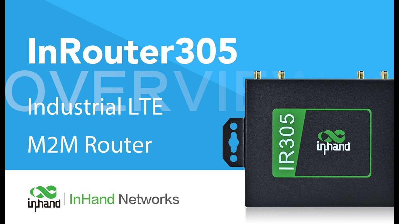 Product Overview - InRouter305 Industrial LTE M2M Router with 5 Ports ...