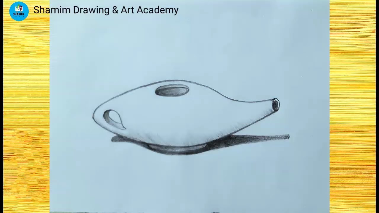 3D pot drawing | 3D art easy step by step |3D Drawing ...