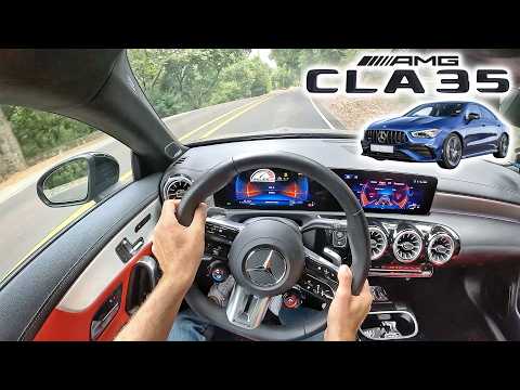 Ein bisschen Fahrspaß für viel Geld // Mercedes-AMG CLA35 Fahrbericht 2024 (POV)