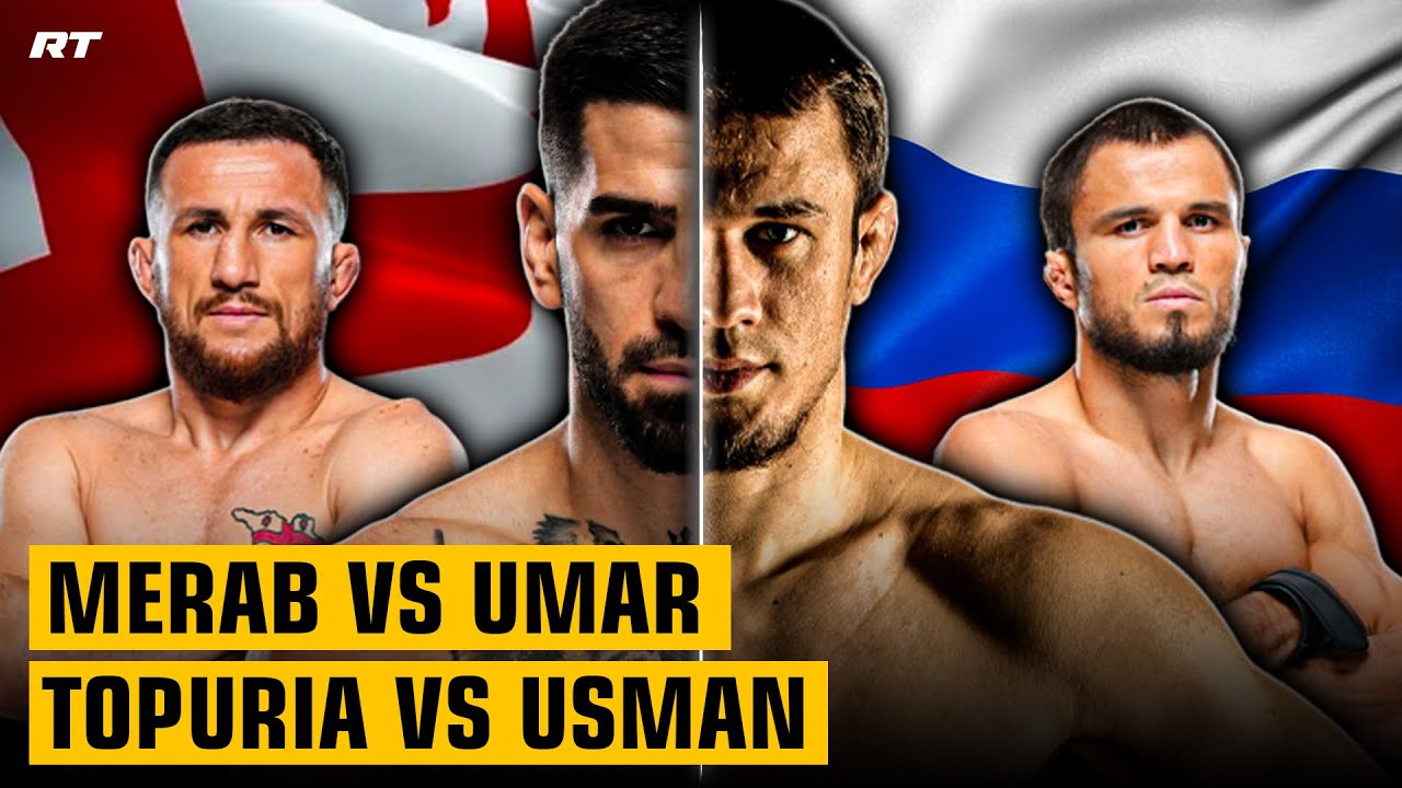 TIM GEORGIA🇬🇪󠁵󠁳󠁧󠁡󠁿 VS TIM DAGESTAN🇷🇺! Topuria Akan Melawan Usman, Bukan Islam! - YouTube