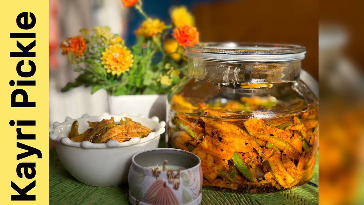 Easy Mango Kayri pickle recipe with lil blooper 😂 | instant Kayri ...