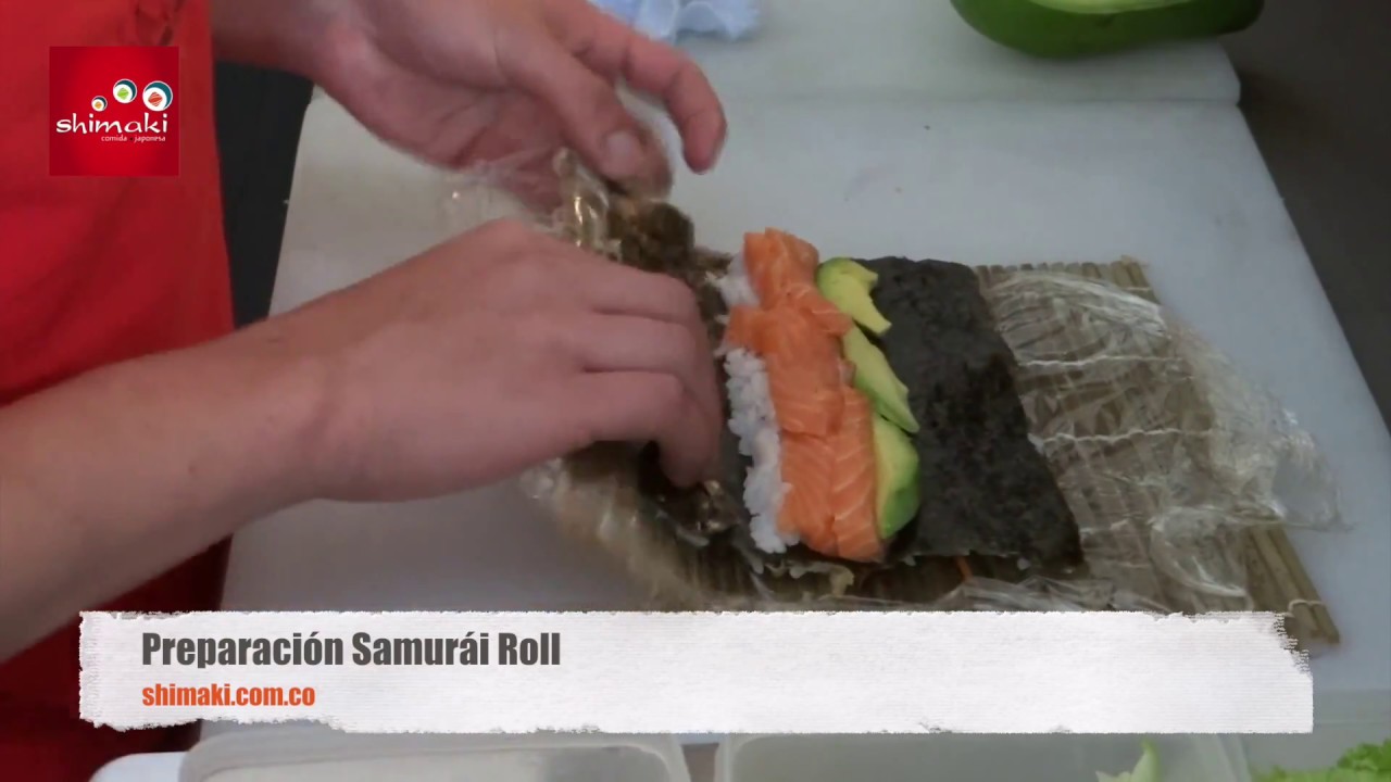Preparación del delicioso Samurái Roll - YouTube