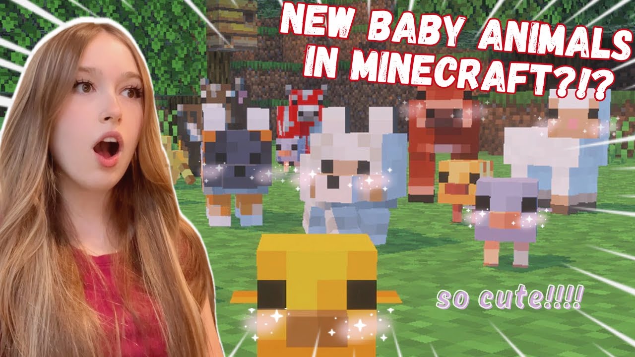 Reacting to the NEW Baby Animals! | Minecraft 26.1 Snapshot 2 - YouTube