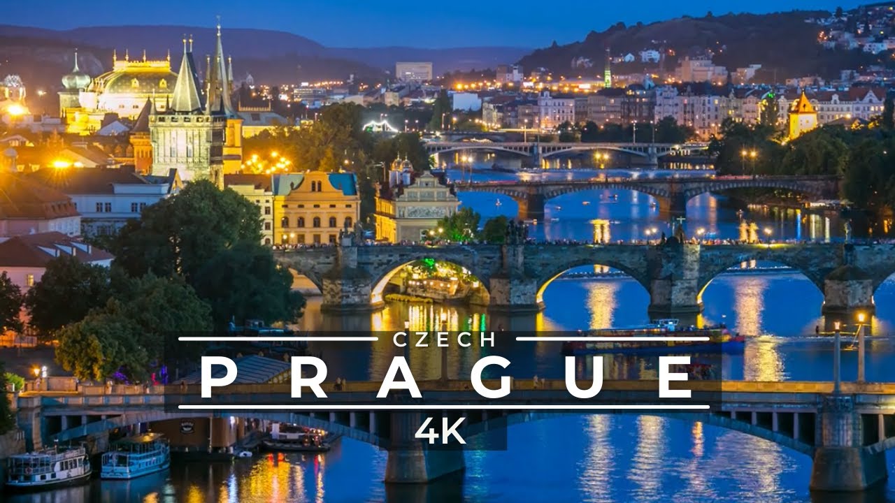 Prague Czech 🇨🇿 Republic Drone 4K 60FPS 2021 - YouTube