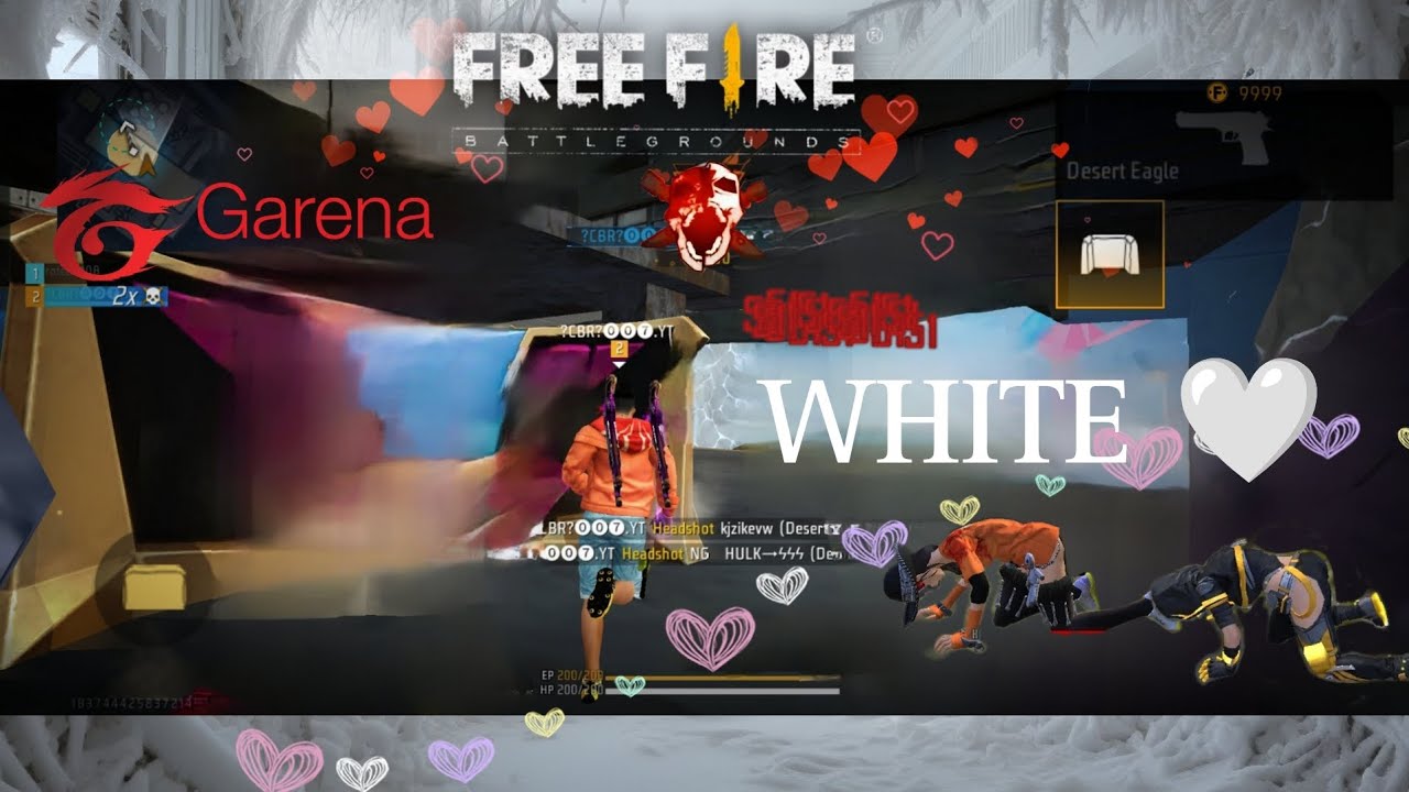 FREE FIRE WHITE 🎇 gameplay ♻️ in Red ♥️ Nambar 😯 just woch now πππ ...